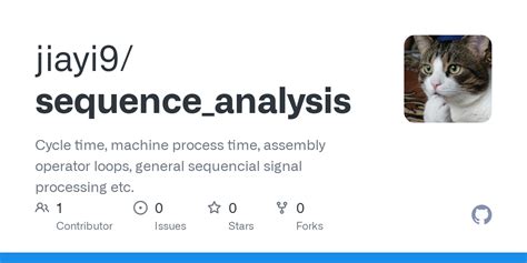 Github Jiayi9sequenceanalysis Cycle Time Machine Process Time
