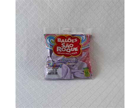 Balão SÃO ROQUE 7 Candy pacote 25 unidades Copia CHAMMA FESTA