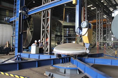 Cnc Polishing Machine For Tank And Bottoms
