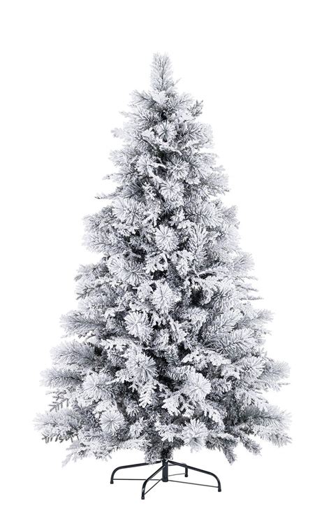 Sapin De Noël Salzbourg Enneigé H 240 Branches 825 Aiguilles Pe Et Pvc