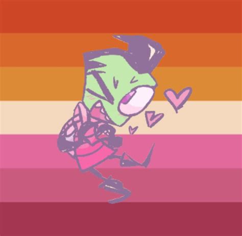Invader Zim Lesbian Pride Icon In Invader Zim Movie Posters Poster