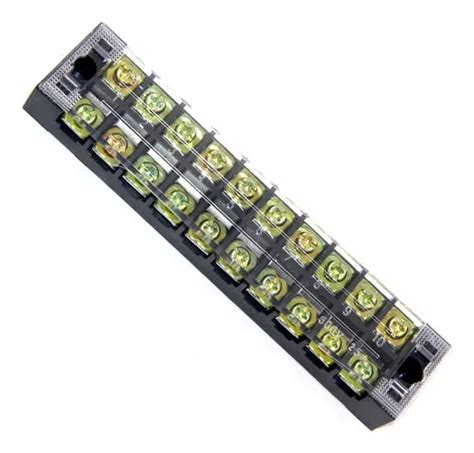10x Conector 10 Posiciones Bloque De Terminales 25a 600v Meses Sin Intereses