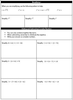 Add Subtract Multiply Complex Numbers DIGITAL LEARNING VIDEO
