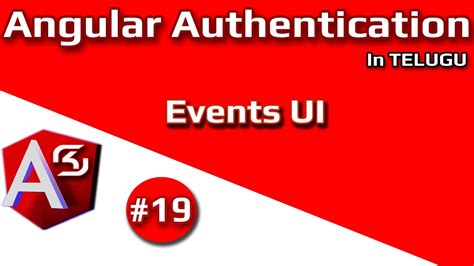 Angularauthentication In Telugu 19 Events Ui Rskhelpline Youtube