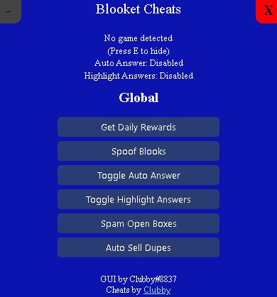 GitHub GitClubby BlooketHackGUI A Insane GUI For Blooket Which Have A Lot Of Options To Use