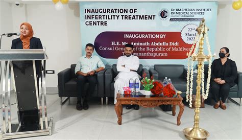 Inauguration Of Infertility Treatment Centre Dr Km Cherian Institute