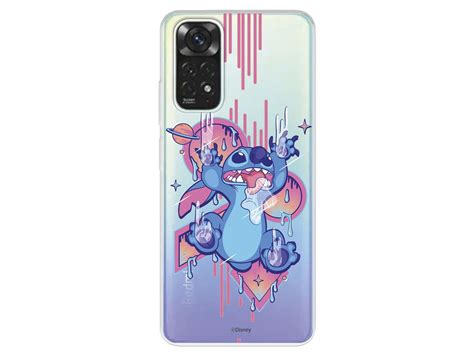 Capa Para Xiaomi Redmi Note 11 Pro 5g Oficial Disney Stitch Graffiti