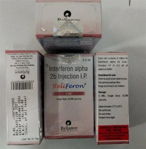 Interferon Alpha 2b Injection Strength 3miu At ₹ 6989 Vial In Nagpur Id 2849571935048