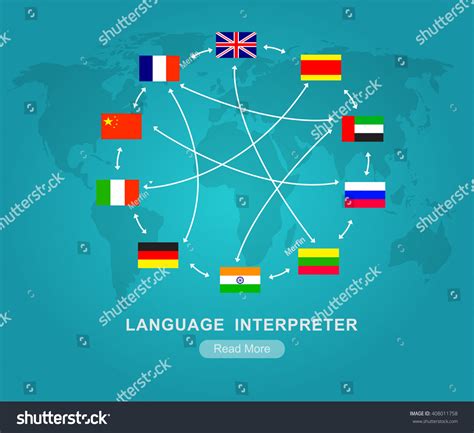 Vector Detailed Language Translator Concept Flags: Vector có sẵn (miễn phí bản quyền) 408011758 ...
