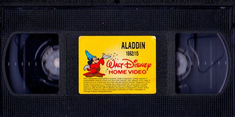 Walt Disney Classics VHS Tapes Aladdin Walt Disney Characters Photo
