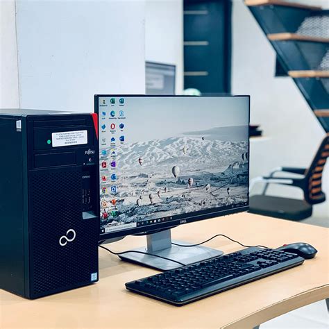 Complet Fujitsu Esprimo P557 Tour Core I3 RAM 8Go DDR4 SSD 128Go
