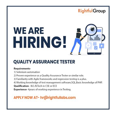 Vaibhav Dubey On Linkedin Hiring Qualityassurance Testing Agile