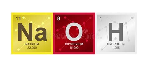 Naoh Molecule Stock Illustrations 38 Naoh Molecule Stock