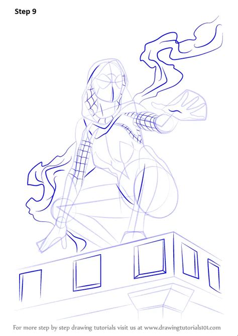 How To Draw Spider Gwen Marvel Comics Step By Step