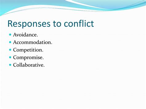 PPT Negotiation Conflict Tools For Resolving Conflict At Work