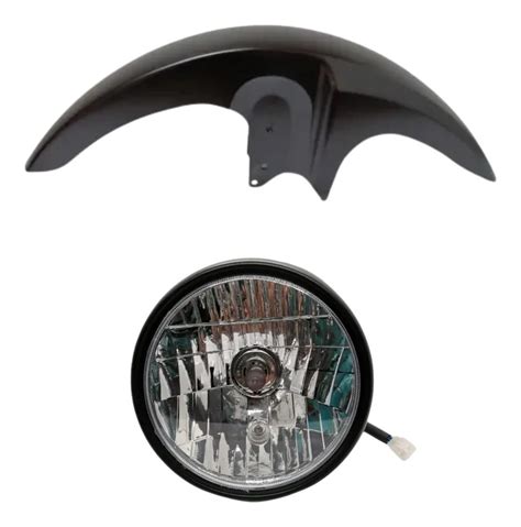 Farola Moto Akt Nkd 125 Guardabarro Delantero Negro Moto Repuestos
