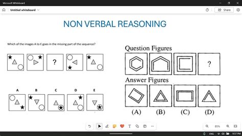 Non Verbal Reasoning Completing Pattern 03 Youtube