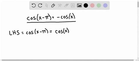 SOLVED Prove the identity cos π x cosx