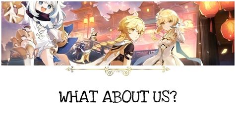 Aether And Lumine Singing What About Us Pnk Cover Genshin