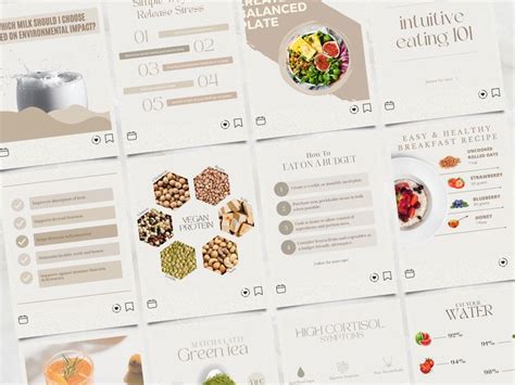 Nutrition Coach Instagram Post Templates Nutrition Coach Instagram