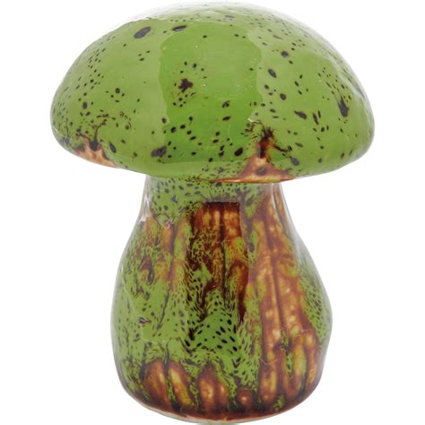 Glazed Cone Mushrooms Figurine Set Primitives By Kathy