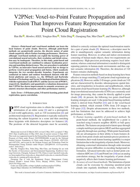 Pdf V2pnet Voxel To Point Feature Propagation And Fusion That
