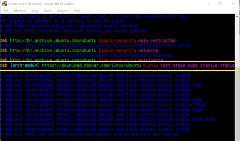 Problem To Add A Repository For Docker Ubuntu 1804 Docker Hub