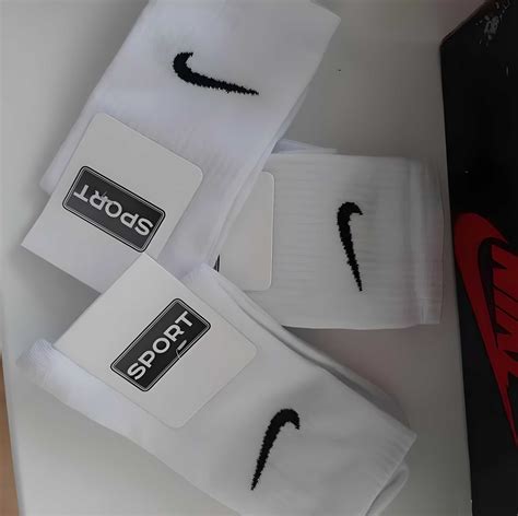 Бесплатная доставка Носки Nike Белые Высокие Теннисные носки Найк 9