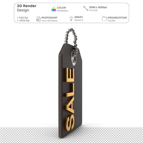 Premium Psd Sales Gold And Black 3d Modeling Psd File Realistic Black Friday