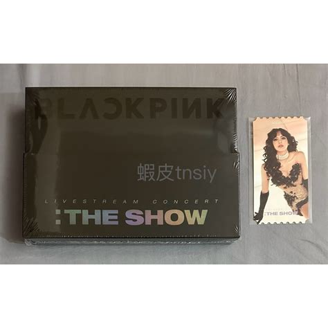 全新現貨 Blackpink The Show Dvd 2021 演唱會 官方 小卡 Yg官網特典 票卡 周邊 蝦皮購物