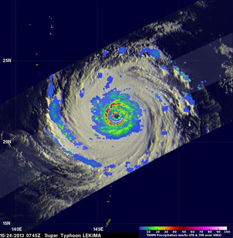 Trmm Sees Two Pacific Tropical Cyclones Precipitation Measurement