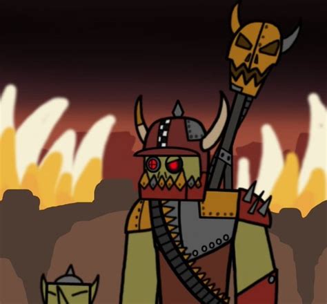 An Ork And Grot R Orks