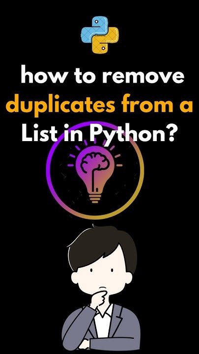 How To Remove Duplicates In Python Education Pythonprogramming Trending Shorts Youtube