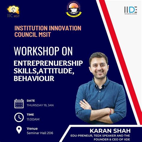 Iic Msit On Linkedin Team Entrepreneur Iic Iicmsit