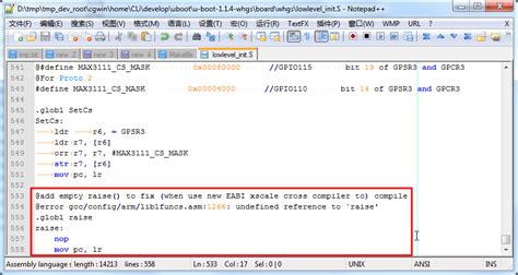 记录Cygwin下用arm xscale linux gnueabi交叉编译Uboot 在路上