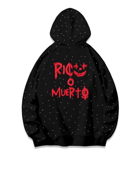 Rico O Muerto Hoodie Over Full Diamonds Nova Design