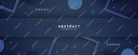 Premium Vector Futuristic Dark Blue Abstract Background With Lines