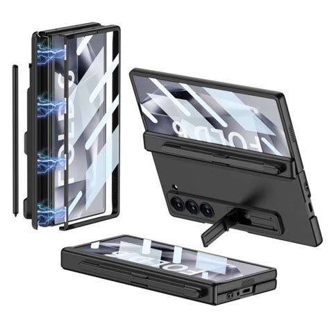 Promo Case Samsung Galaxy Z Fold 6 Fold6 Gkk Magnetic Hinge Pen Slot