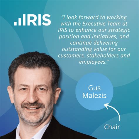 Iris Software Group Appoints Gus Malezis Non Executive Chairman