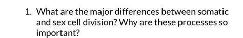 What Are The Major Differences Between Somatic And Chegg Com