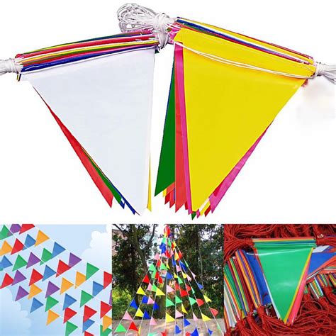 ธงราว 7 สี ธงงานวัด ธงประดับ ธงราวงานวัด Shopee Thailand