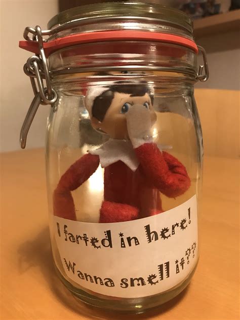Farted In A Jar Elf On The Shelf Elf Christmas Magic
