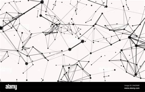 Geometric Background Connecting Dots As Plexus Digital Plexus Of Glowing Lines And Dots