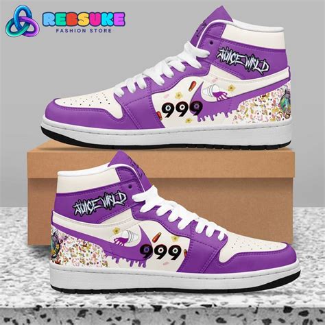 Juice Wrld I Love All Purple Nike Air Jordan 1 Rebsuke