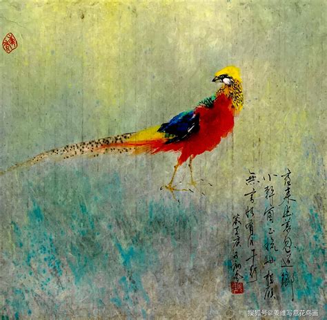 妙之写意全景花鸟画 搜狐大视野 搜狐新闻
