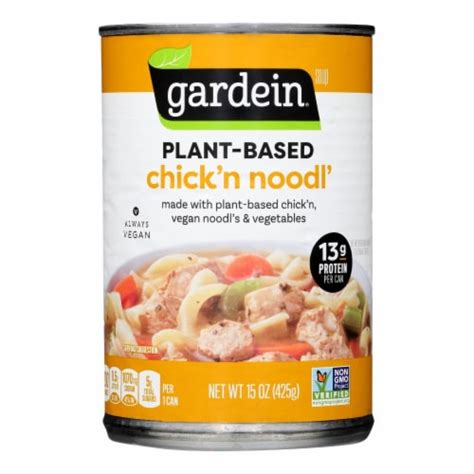 Gardein Soup Chicken Noodle Plant Based Case Of 12 15 Oz Case Of