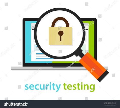 security testing software development process methodology stock vector