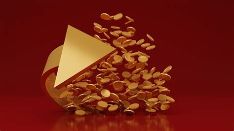 빈 디스플레이와 동전 스택이있는 스마트 폰 디지털 지갑 쇼핑 모바일 앱 금 화살표 동전캐쉬백 및 은행 돈 절약 빈 화면 복사 공간을 모의하고 배경을 격리하십시오 3d 렌더링