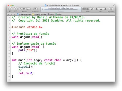 Quaddro MacMagazine programando em C funções MacMagazine