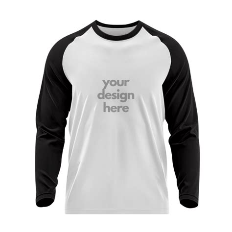 Custom Raglan Long Sleeve T Shirt Printing Merchlist